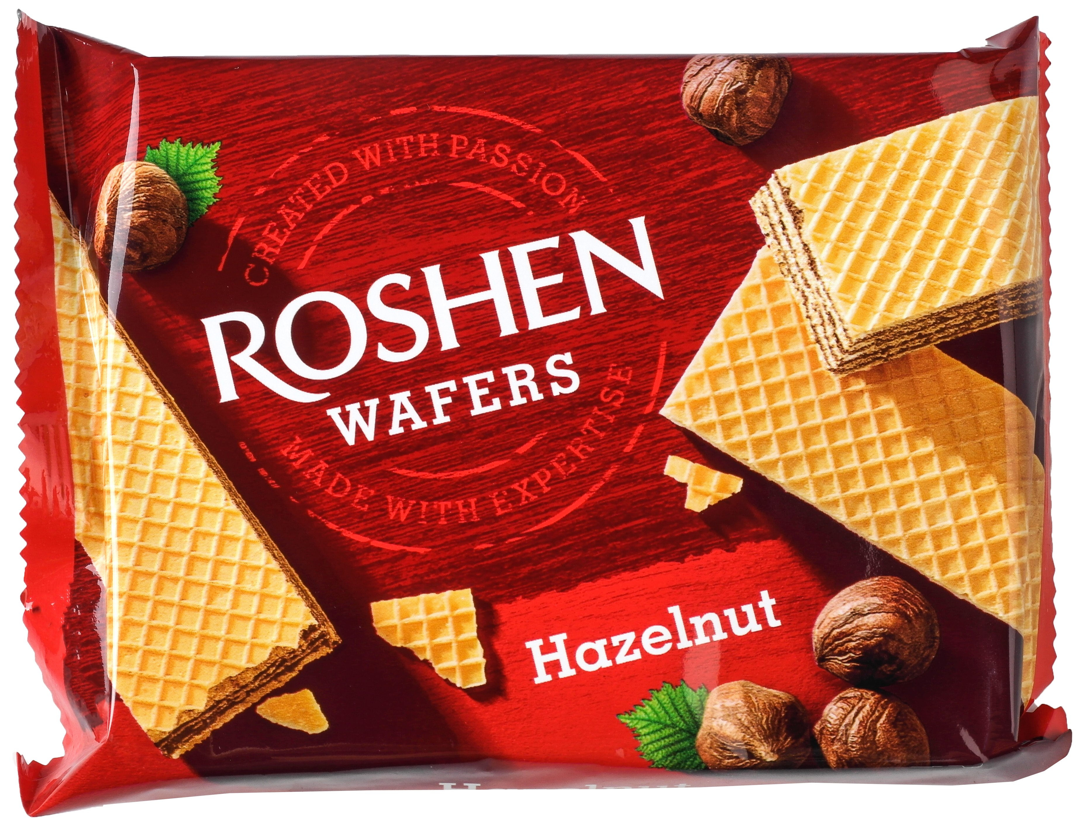 Вафли Roshen Wafers Hazelnut 72г купить онлайн с доставкой в офис или ...