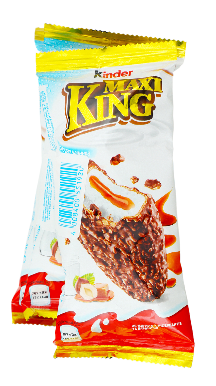 Вафли Kinder Maxi King 35г*3шт 105г купить онлайн с доставкой в офис ...