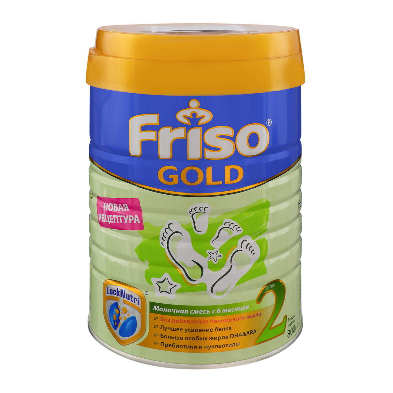 Смесь молочная Friso Gold 2 LockNutri сухая 800г купить онлайн с ...