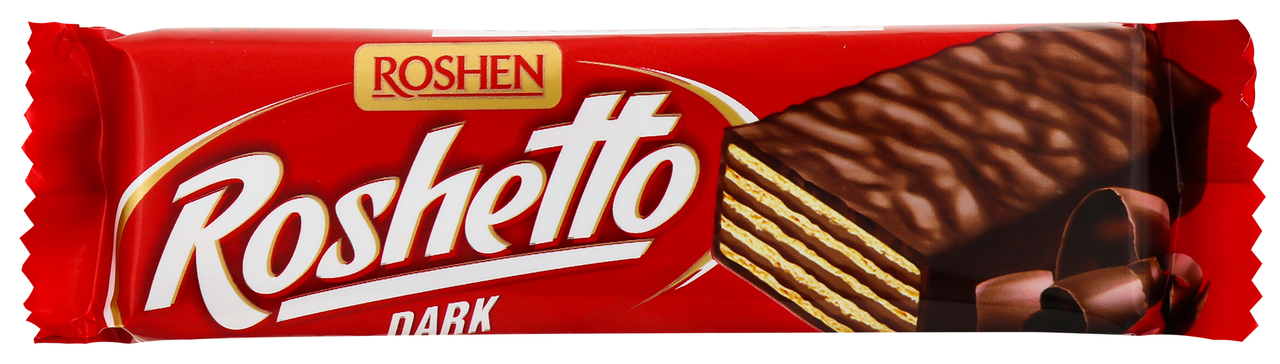 Батончик Roshen Roshetto Dark в шоколадной глазури 32г купить онлайн с ...