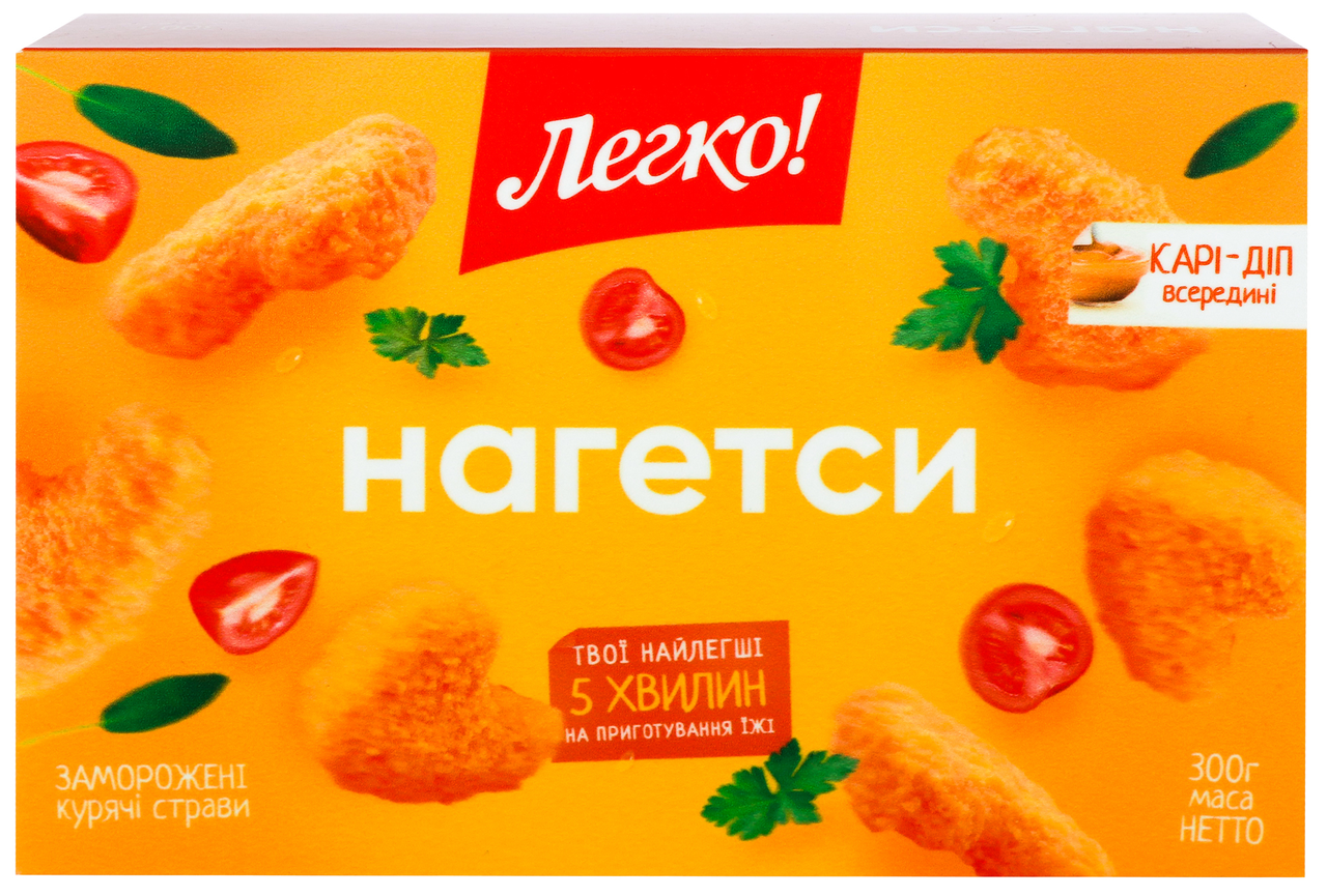 Наггетсы Легко! куриные замороженные 300г купить онлайн с доставкой в ...