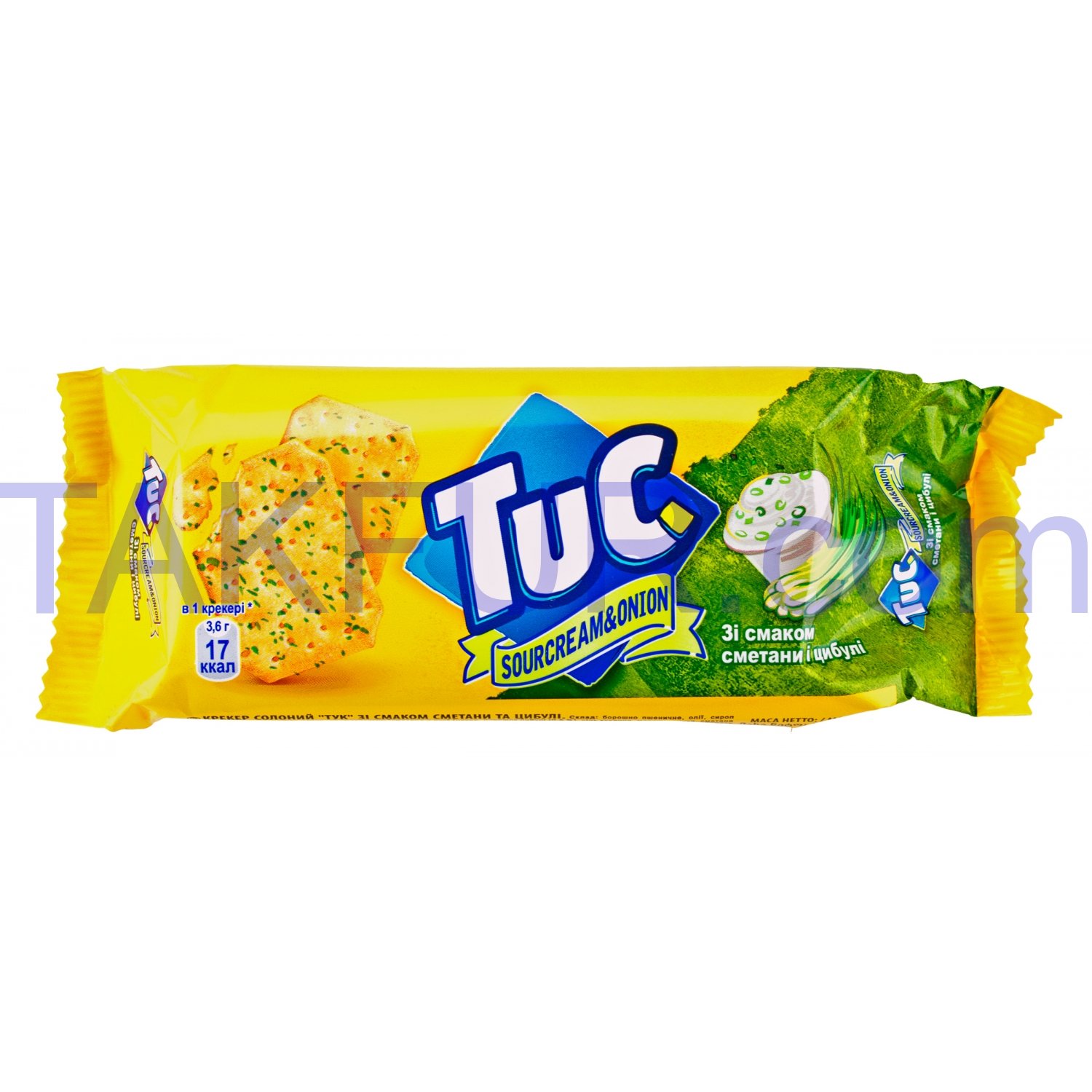 Крекер Tuc со вкусом сметаны и лука соленый 100г купить онлайн с ...