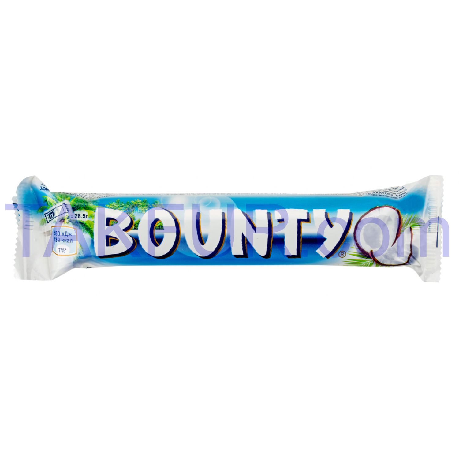 Конфета Bounty с мякотью кокоса в шоколаде 28,5г*2шт 57г купить онлайн ...