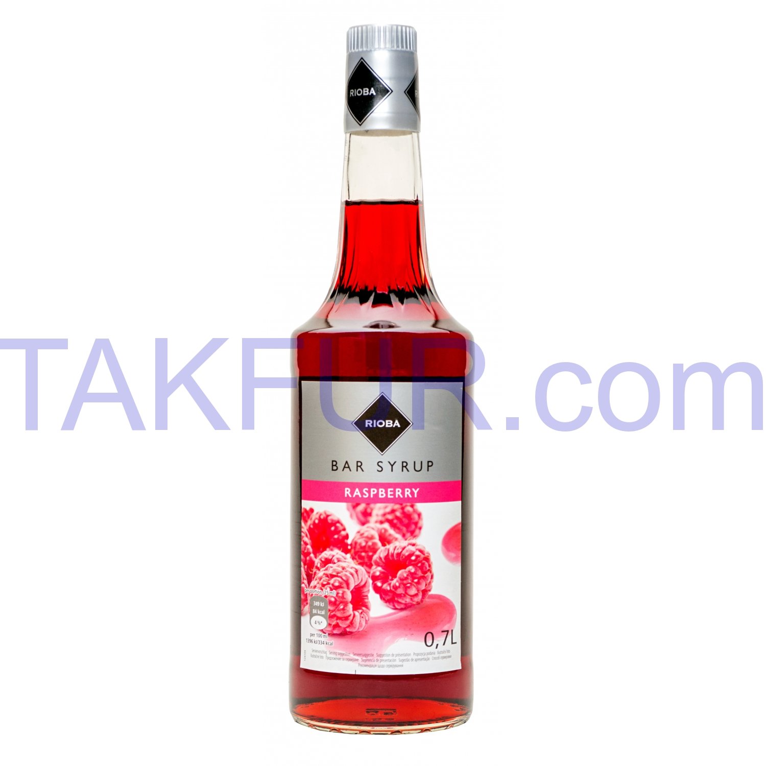Сироп Rioba Bar Syrup со вкусом малины 0,7л купить онлайн с доставкой в ...