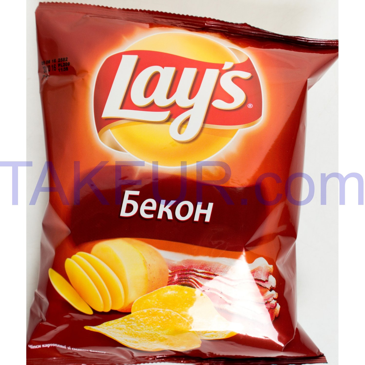 Чипсы Lay`s картофельные со вкусом бекона 71г купить онлайн с доставкой ...