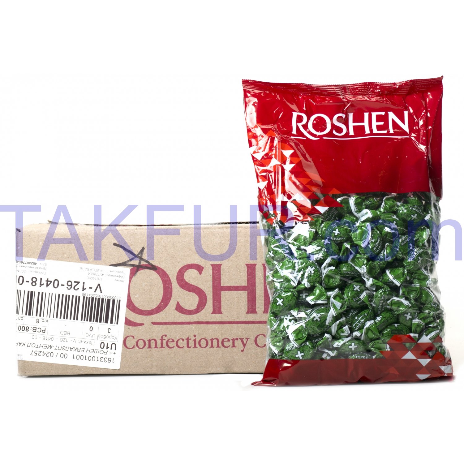 Карамель Roshen эвкалипт-ментол леденцовая 1кг купить онлайн с ...