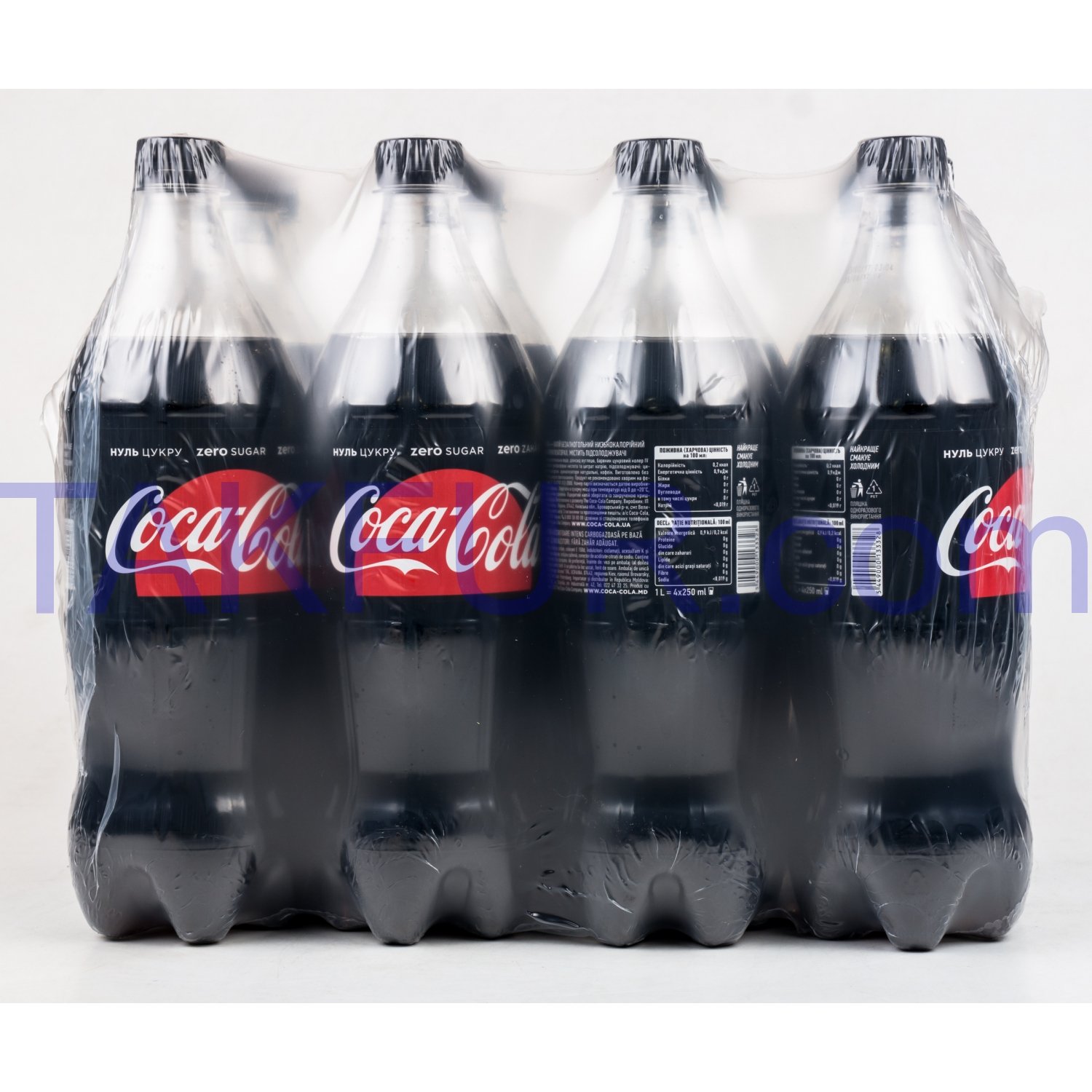 Напиток Coca-Cola Zero безалкогольный сильногазированный 1л купить ...