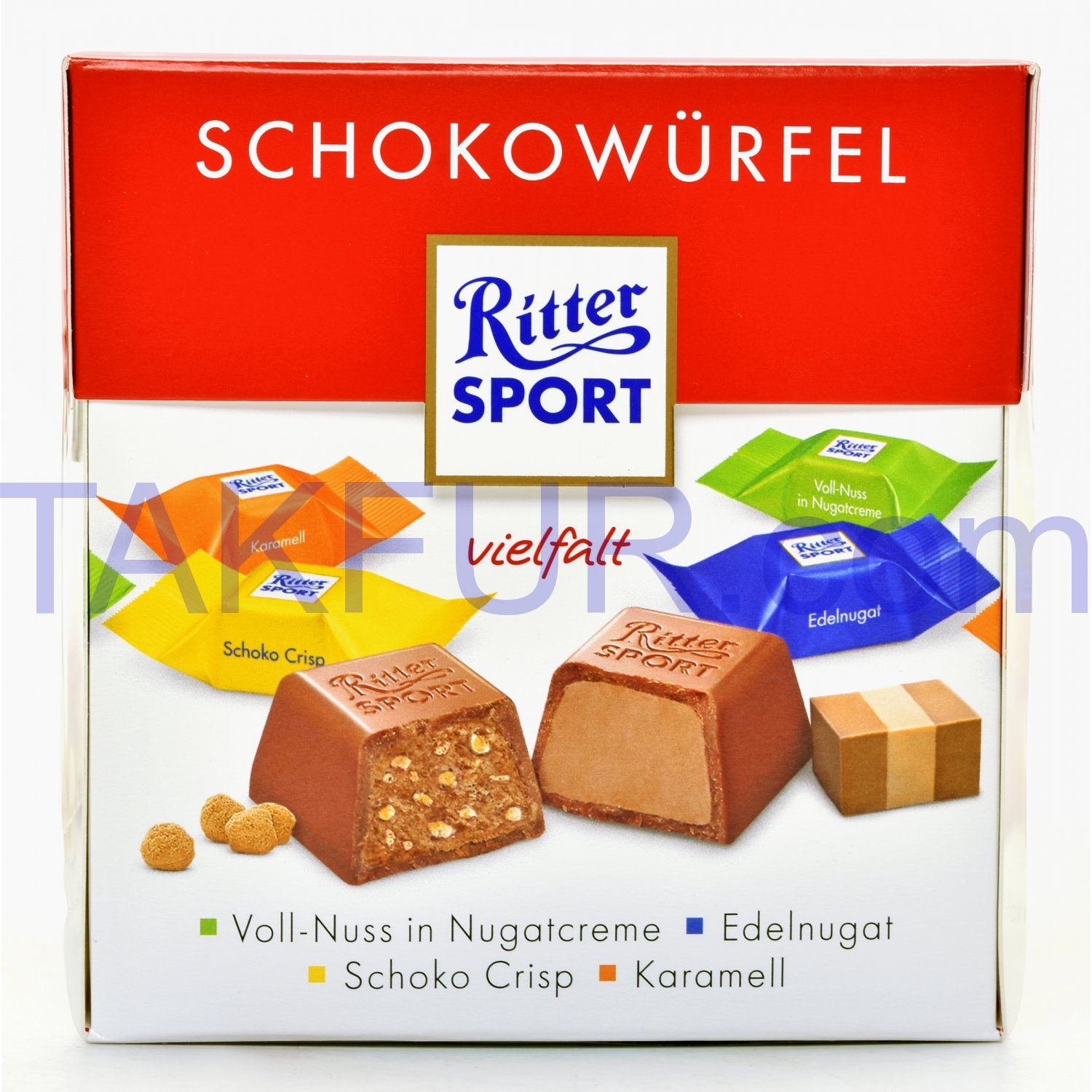 Конфеты Ritter Sport Schokowürfel Vielfalt шоколадные 176г купить ...