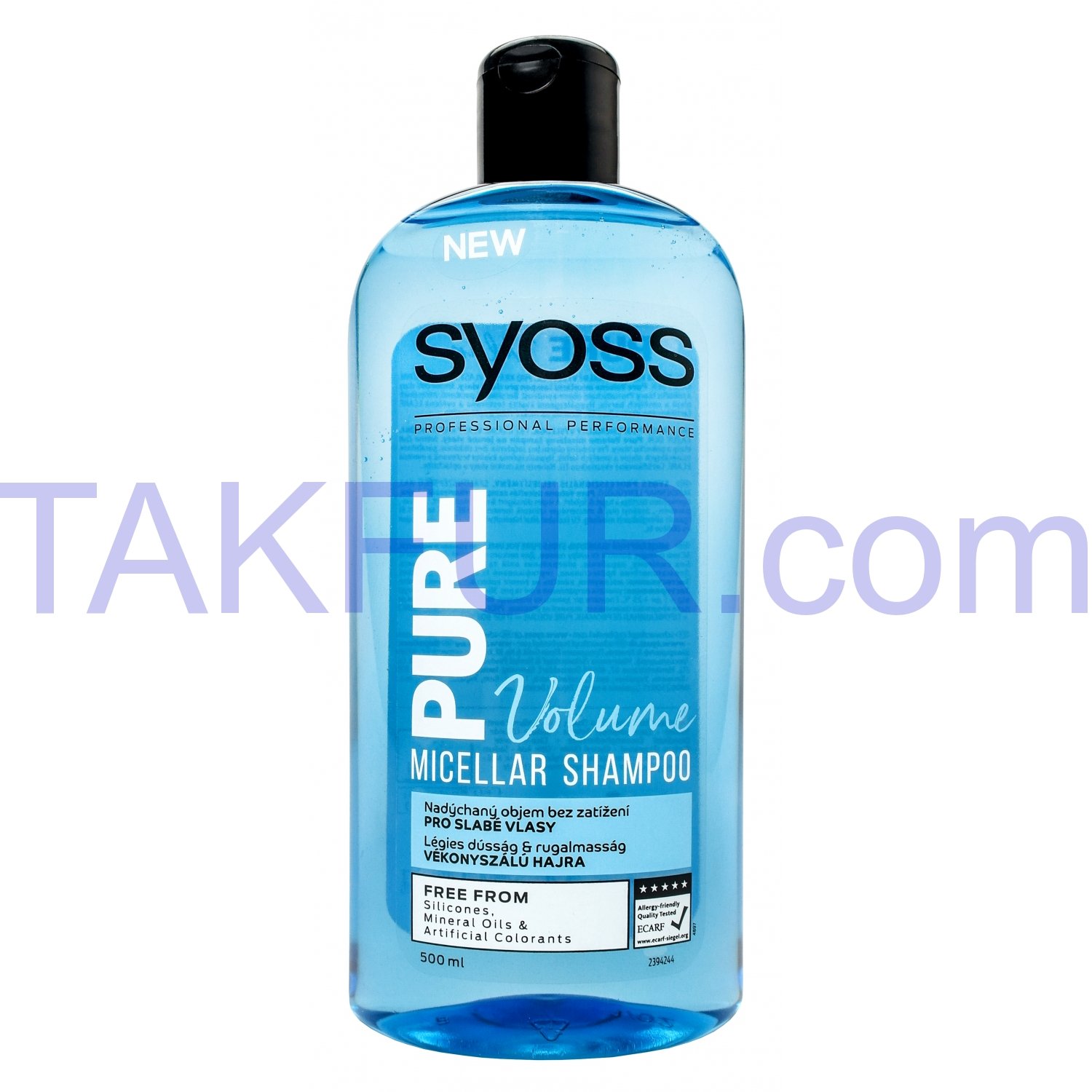Шампунь Pure Vol Мицеллярный Syoss 500мл купить онлайн с доставкой в ...