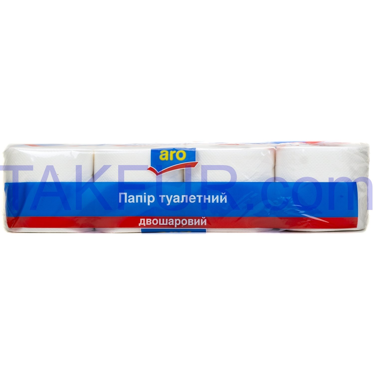 Бумага туалетная Aro белая двухслойная 8шт купить онлайн с доставкой в ...