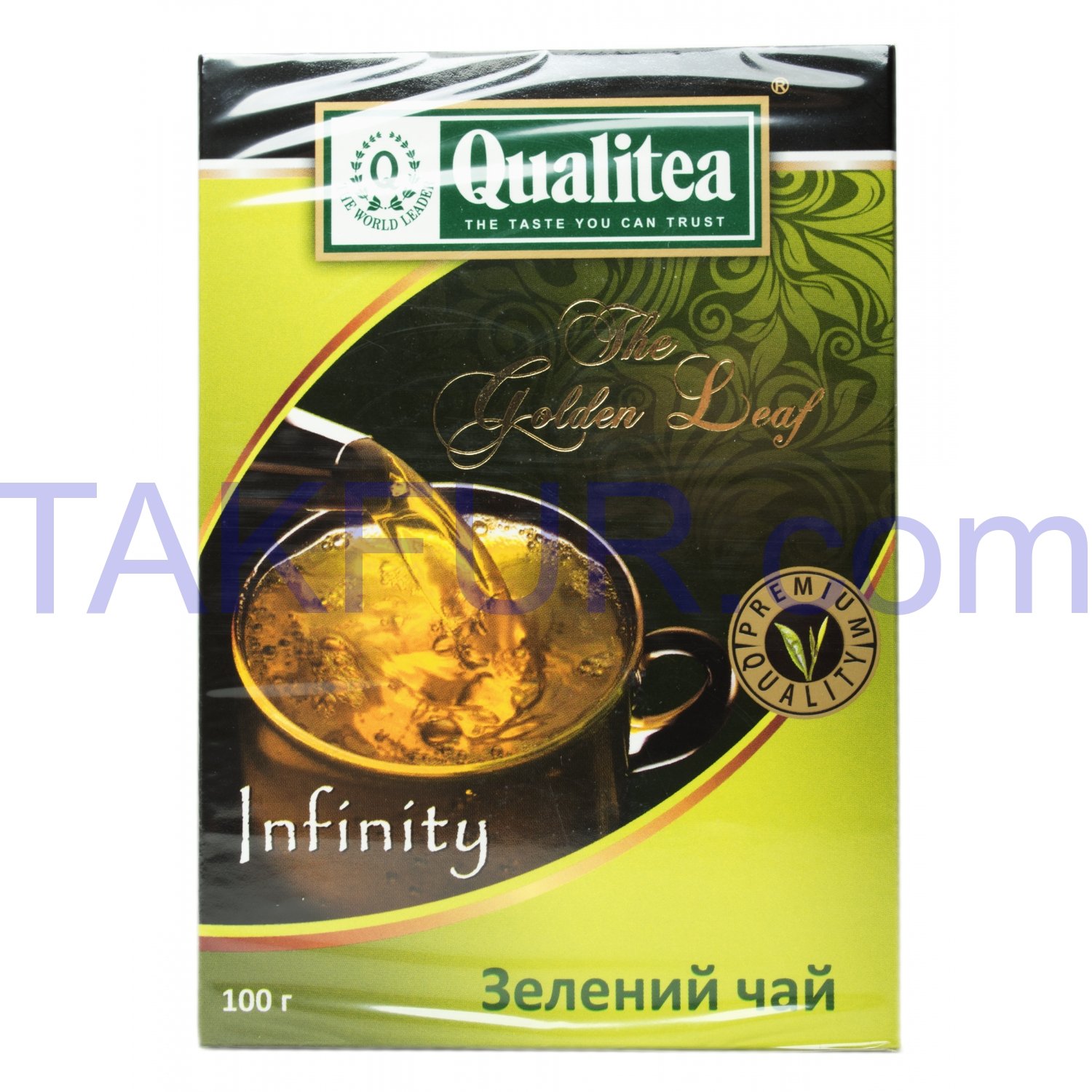 Чай Qualitea The Golden Leaf Infinity зелен среднелист 100г купить ...
