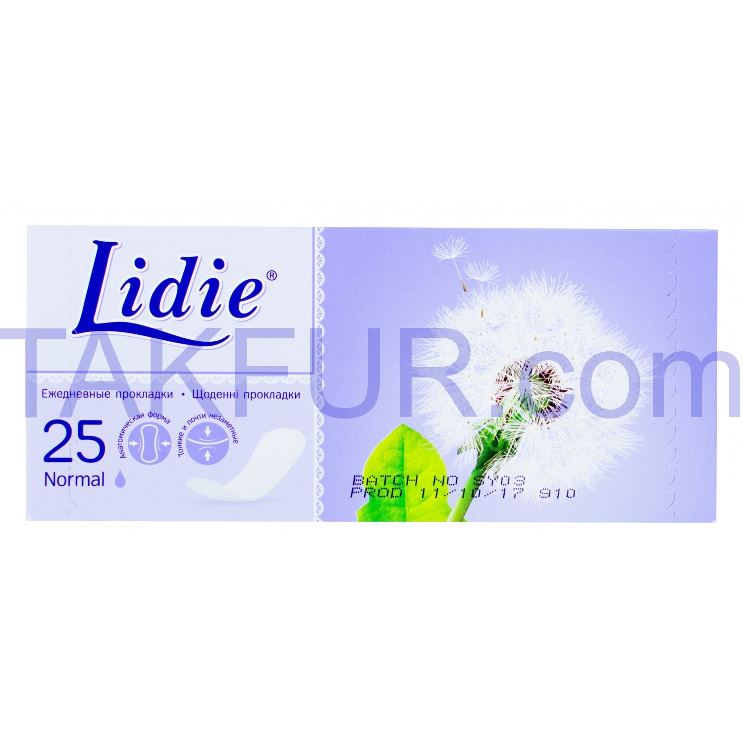 Прокладки ежедневные Lidie Normal женские гигиенич 25шт купить онлайн с ...