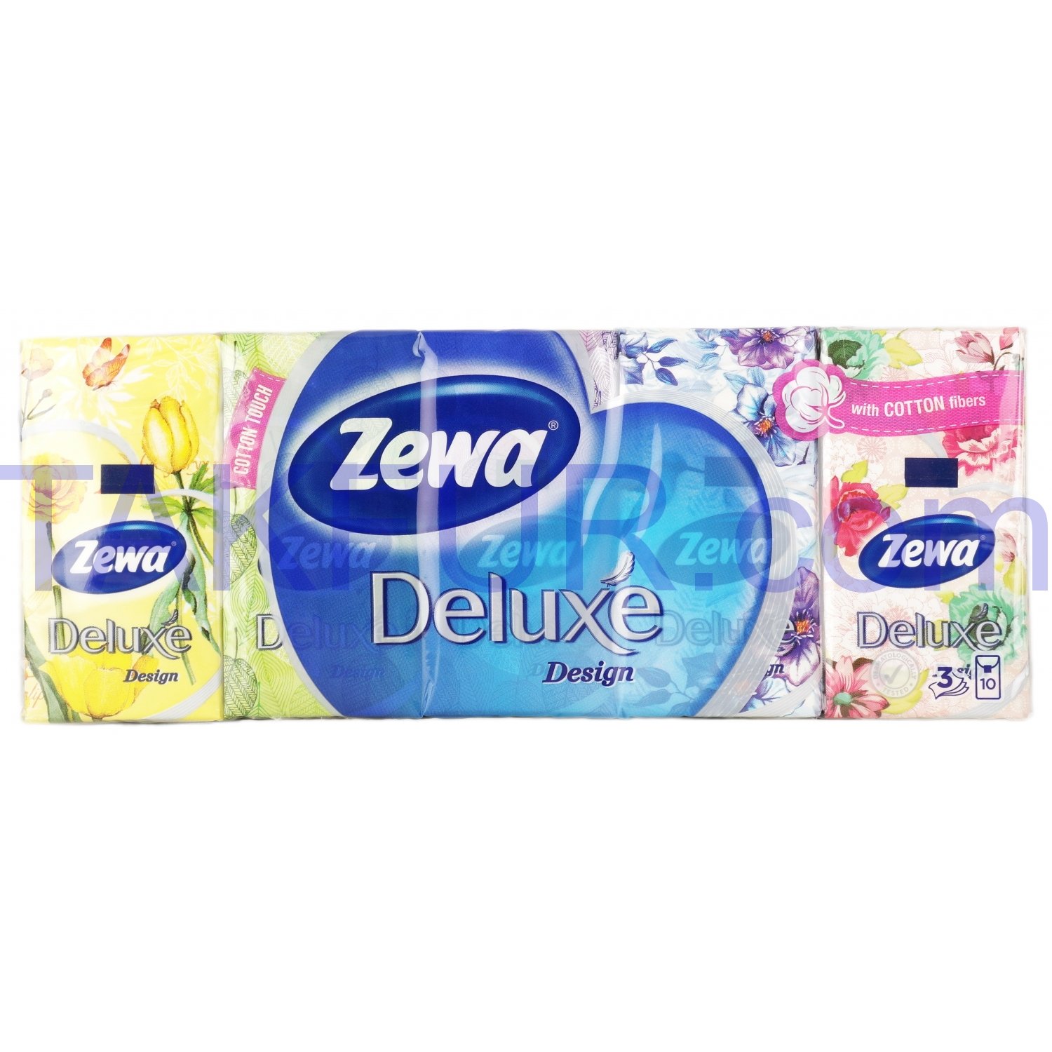 Платочки Zewa Deluxe носовые 3-х слойные 21*21см 10шт/уп купить онлайн ...