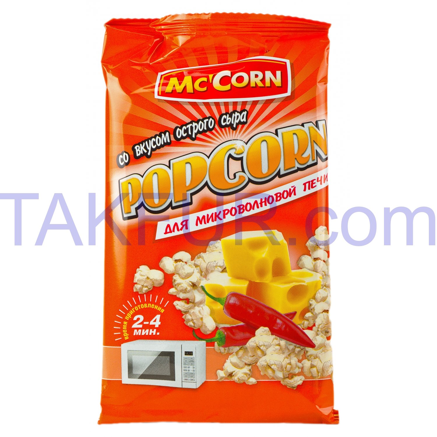 MC'CORN ПОПКОРН ГОСТРИЙ СИР 90 купить онлайн с доставкой в офис или на ...