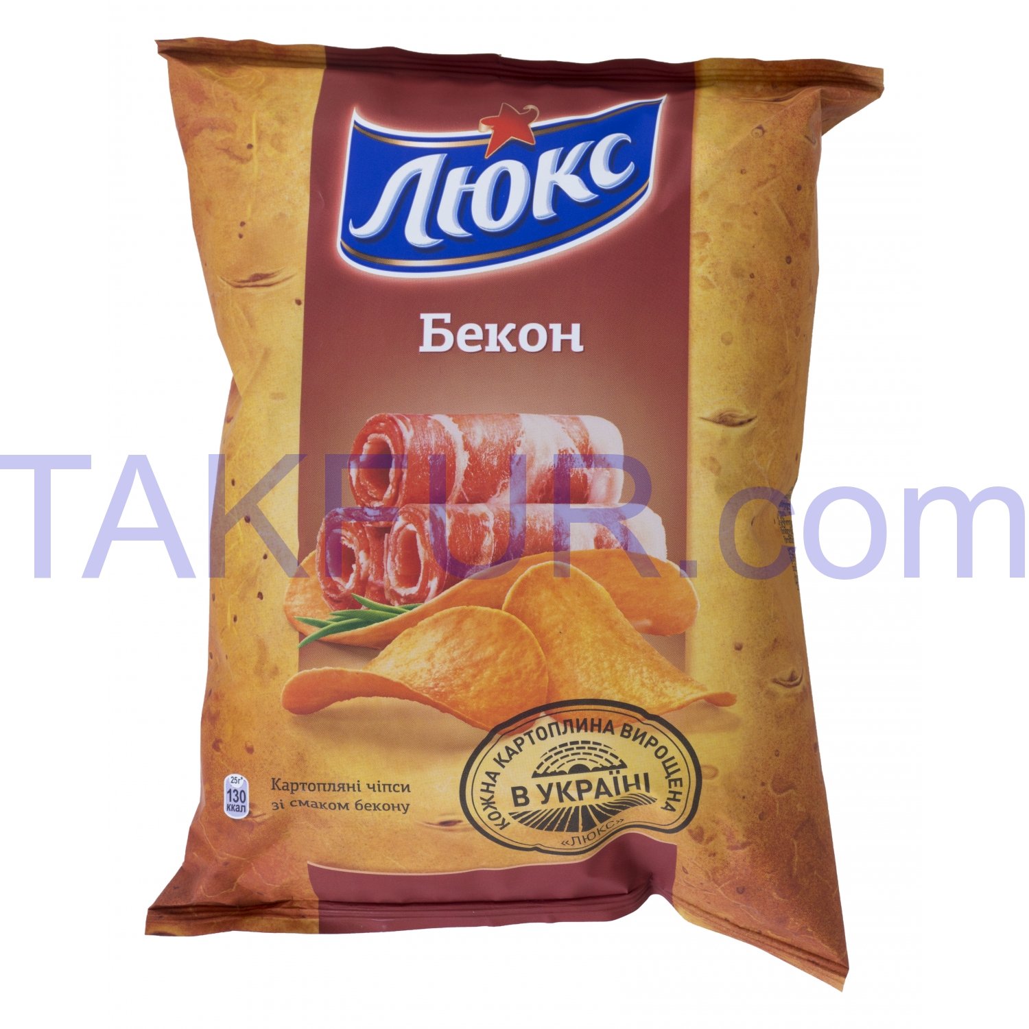 Чипсы Люкс со вкусом бекона картофельные 133г купить онлайн с доставкой ...