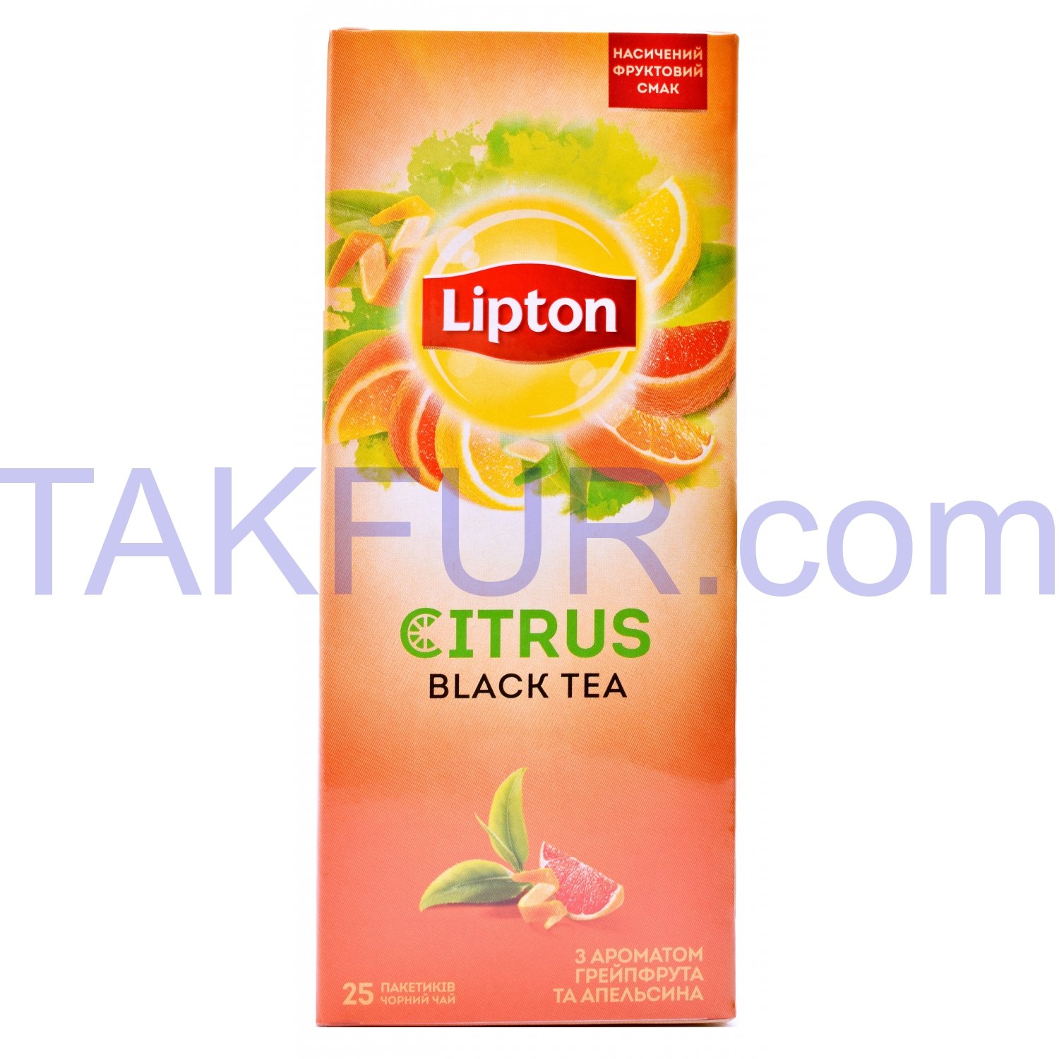 LIPTON ЧОРН ЧАЙ CITRUS 25ПАК купить онлайн с доставкой в офис или на ...