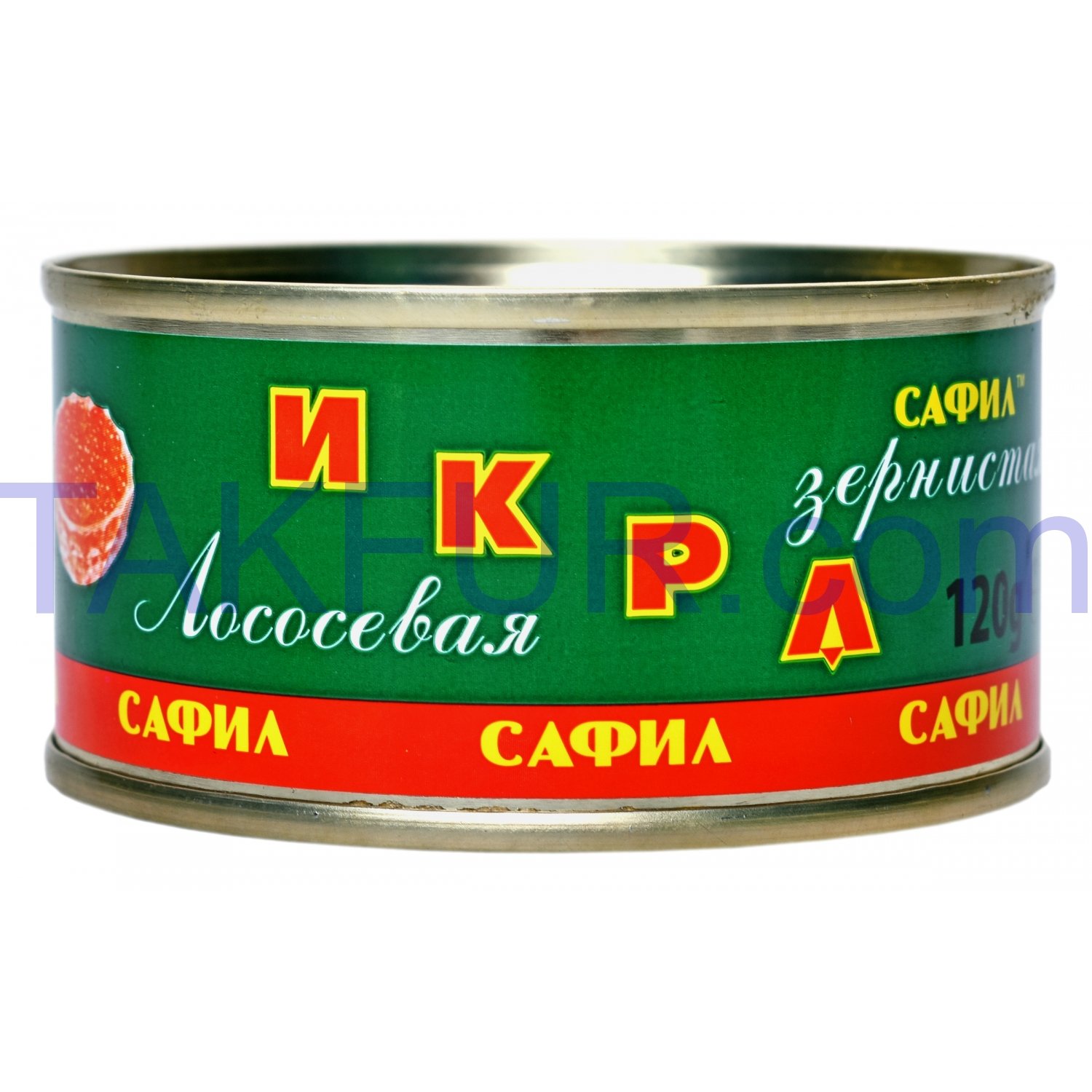 Икра лососевая Сафил зернистая соленая 120г купить онлайн с доставкой в ...