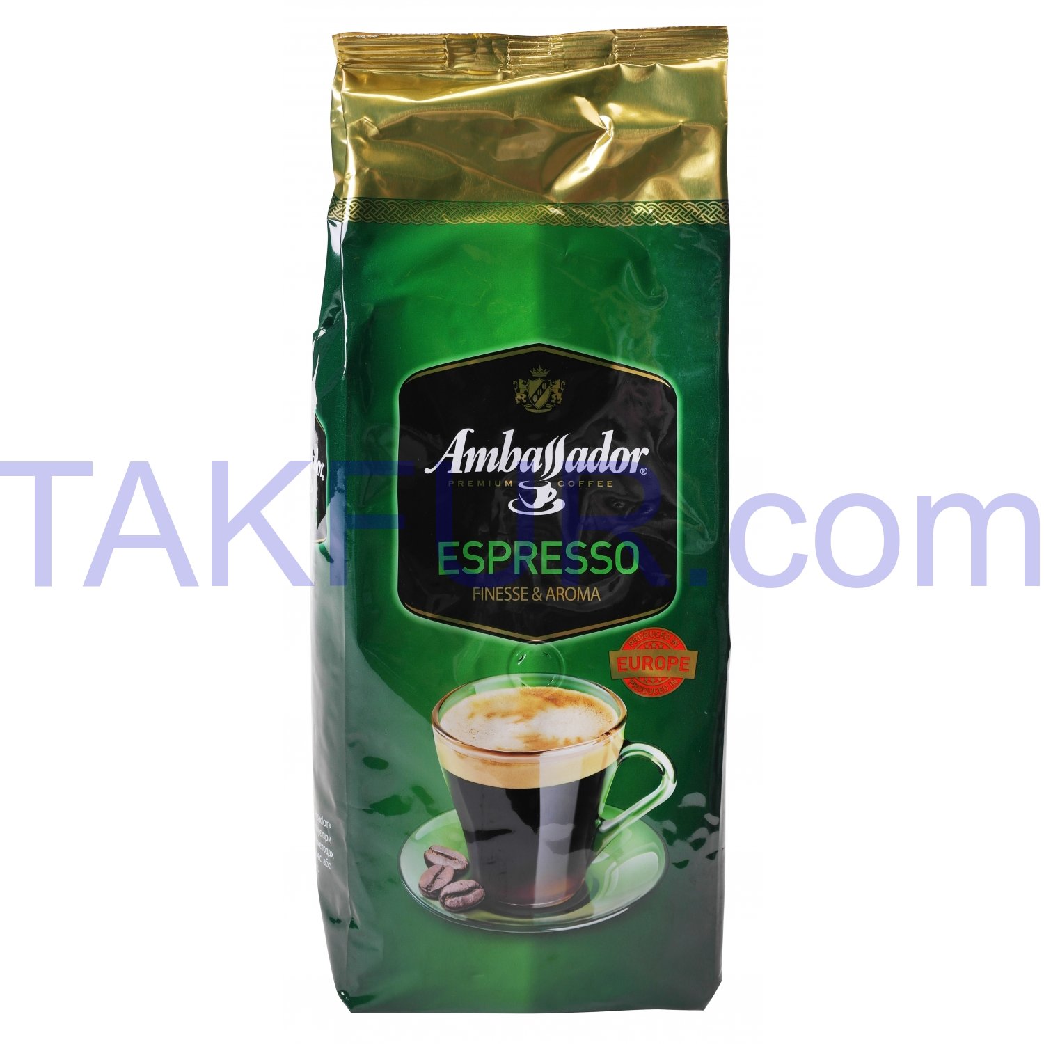 Кофе Ambassador Espresso натуральный жаренный в зернах 900г купить ...